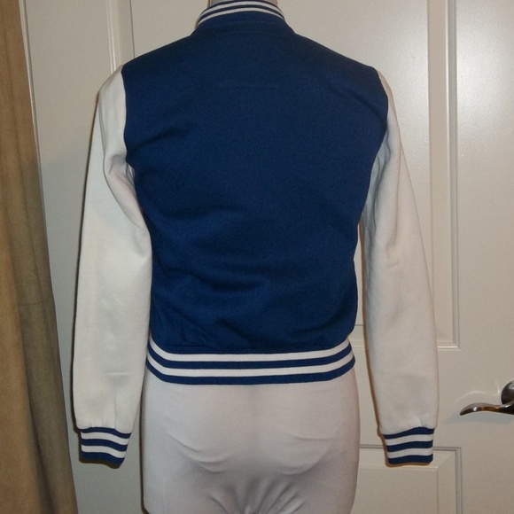 Iris Basic | Jackets & Coats | Ladies Cute Letterman A Jacket Snaps In ...